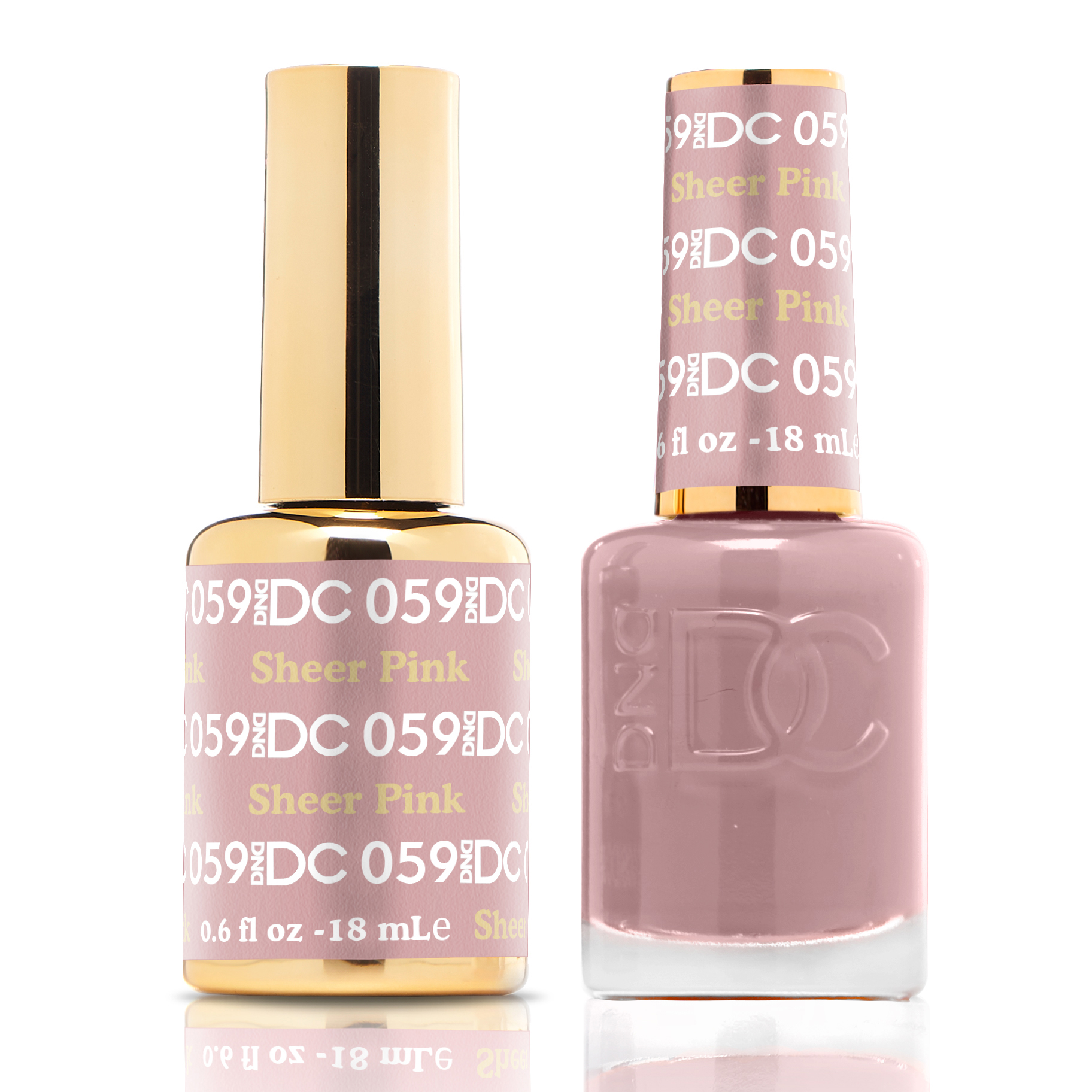 Sheer Pink #059 - DND Gel Europe