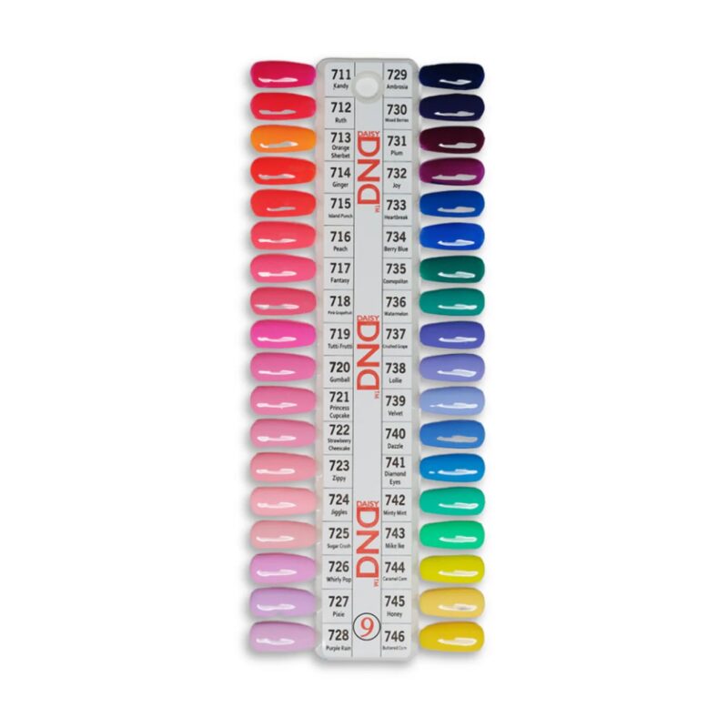 DND Duo Color Swatches - Single - 9 - DND Gel Europe